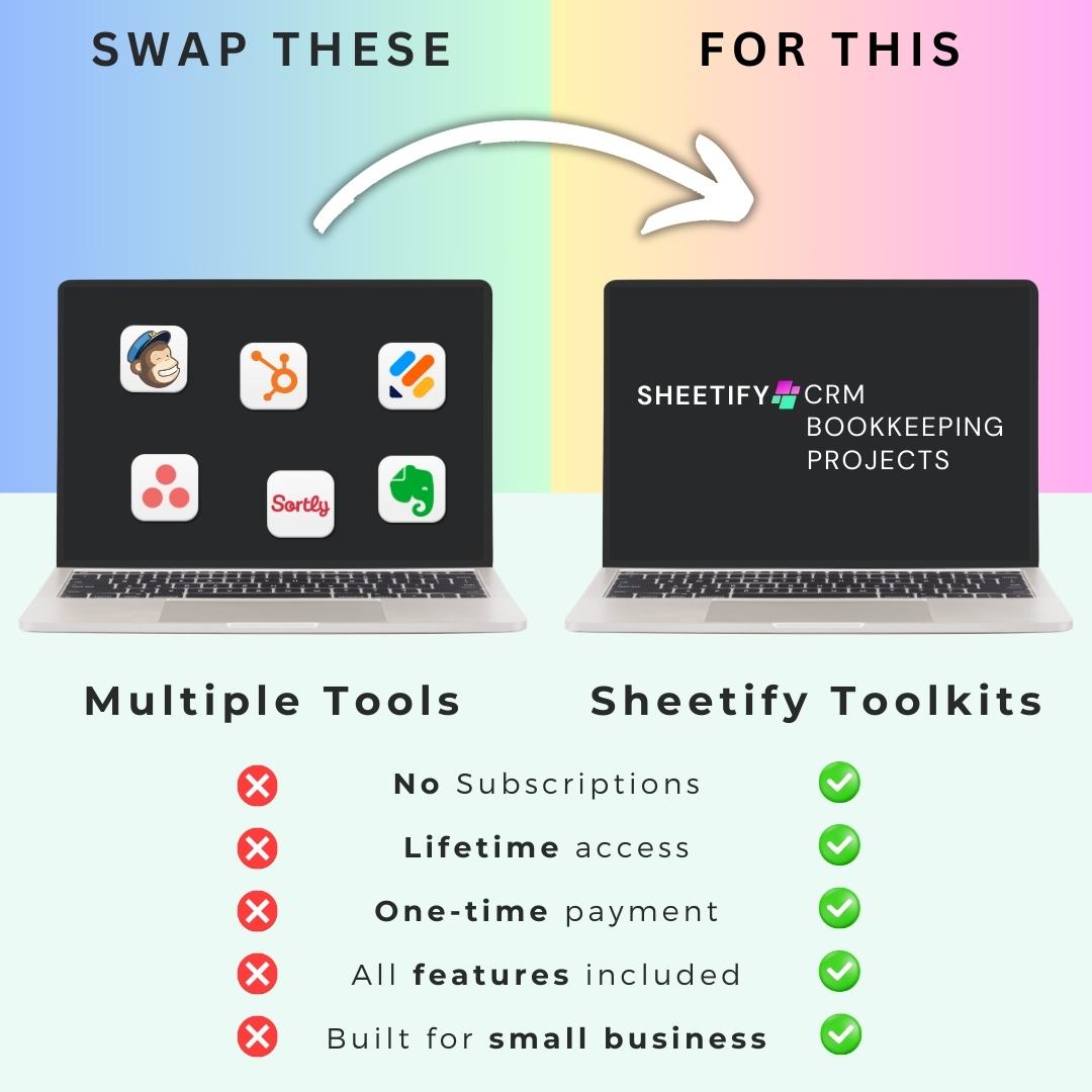 All-In-One 'Functional' Google Sheets CRM & Business Toolkit – Sheetify CRM